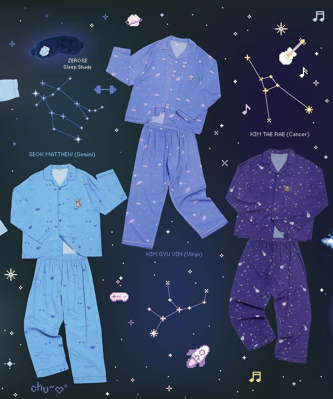 ZEROBASEONE PAJAMA_ZEROBASEONE X SPAO GOOD NIGTH COLLECTION MD_ZB1